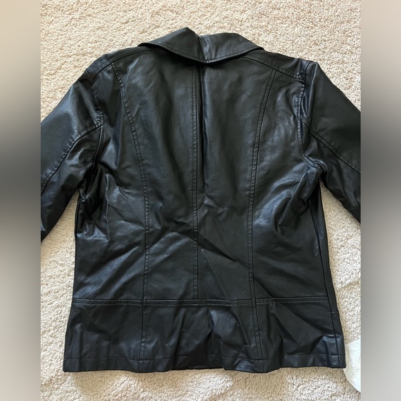 LOFT | Jackets & Coats | New Loft Outlet Faux Leather Moto Jacket ...